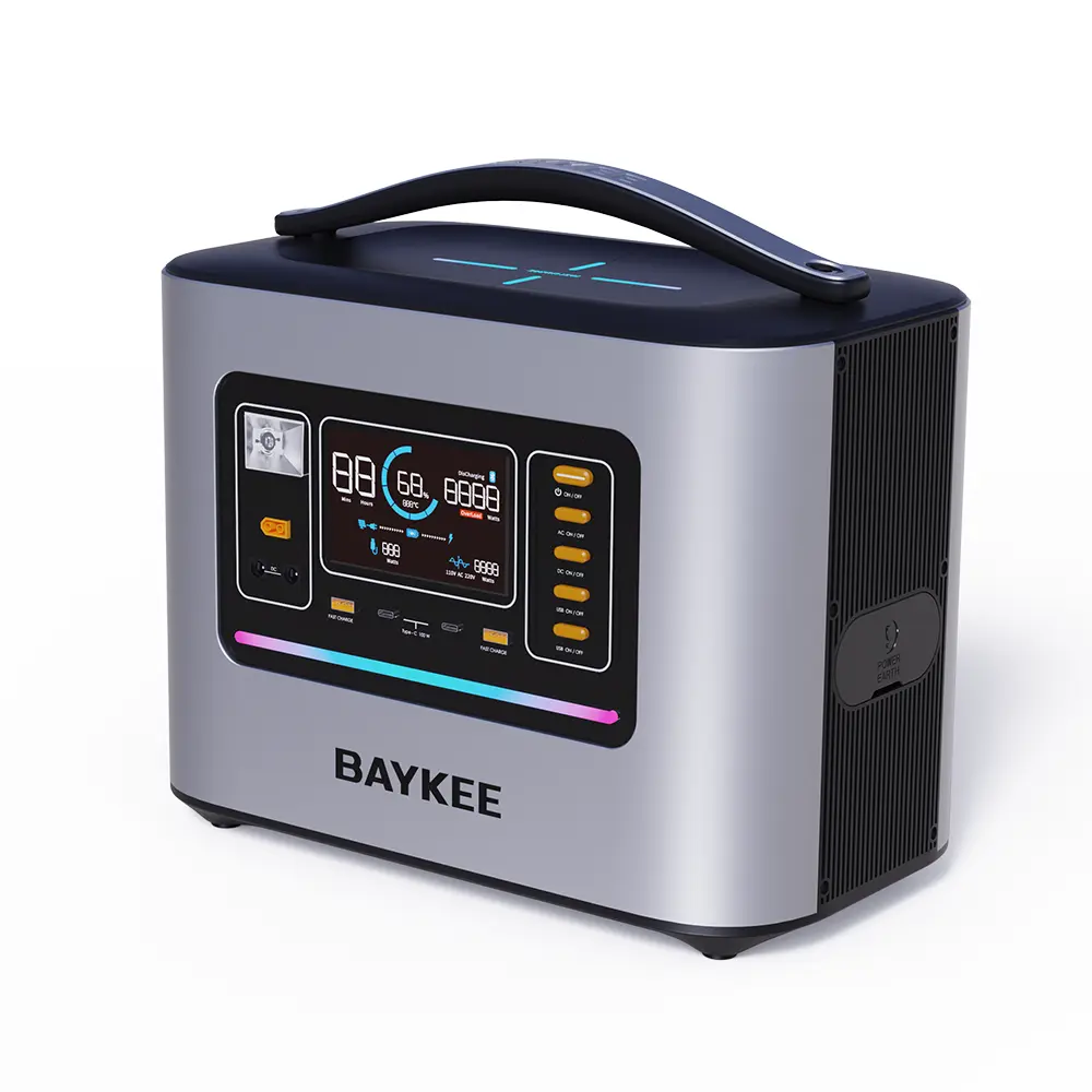 2100w portable power station MS-2100 solar generator for camping - Baykee