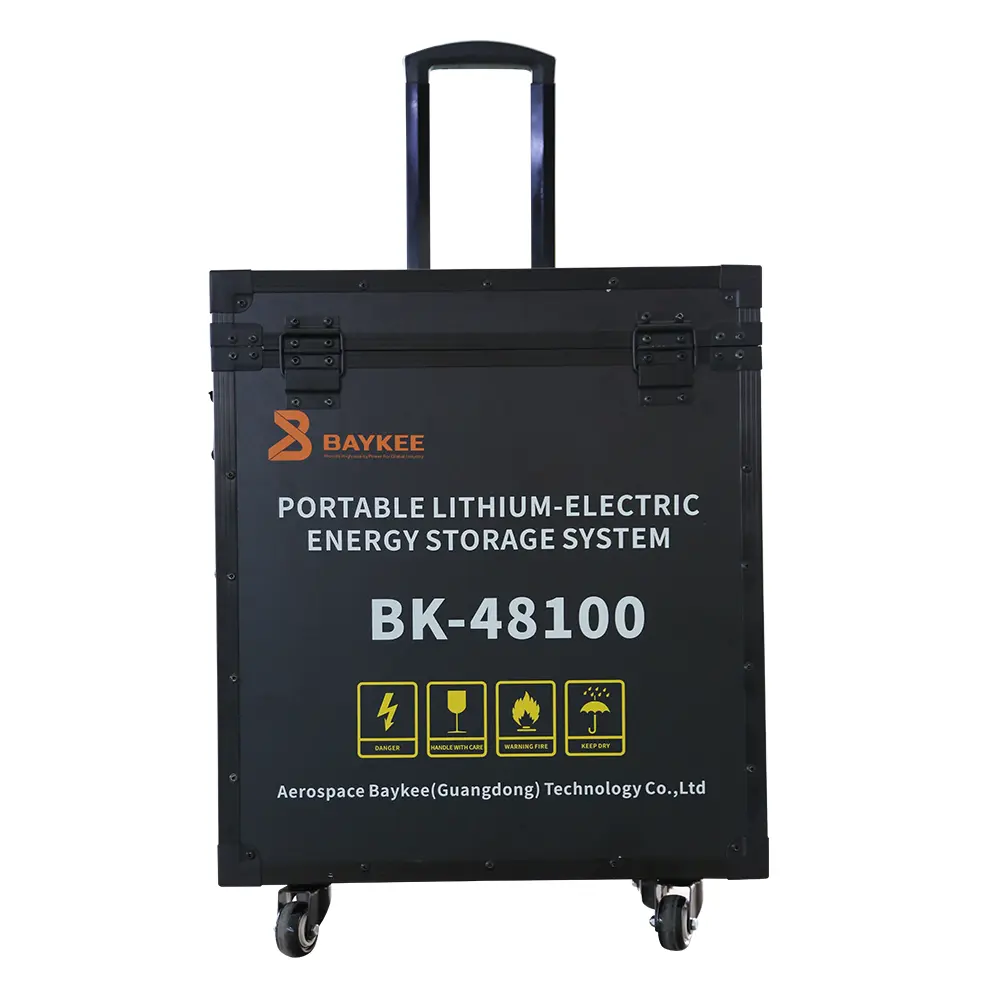 Système de stockage d'énergie portable à batterie au lithium BK48100 ...