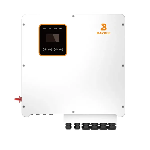 Onduleur solaire hybride triphasé avec régulateur de charge Mppt R8kH3 ...